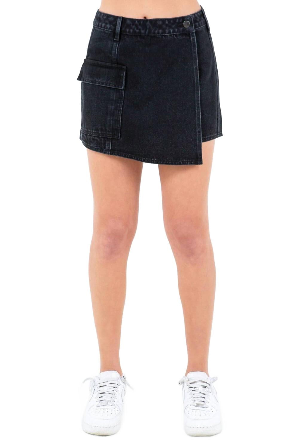 American Bazi Cargo Pocket Mini Skort With Buttons - Walmart.com