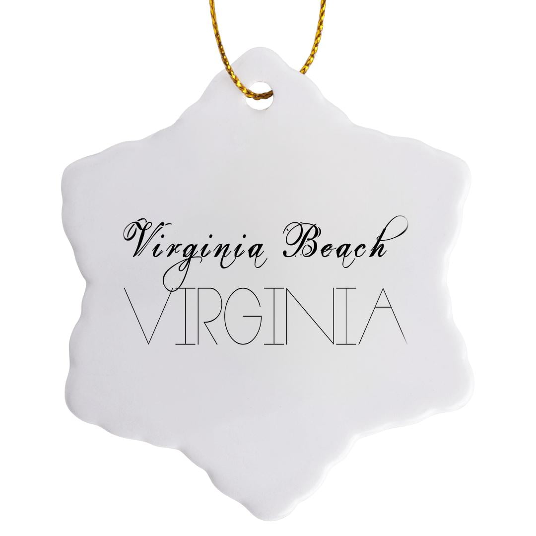 3drose, American Beaches - Virginia Beach, Virginia on White, 3 inch ...