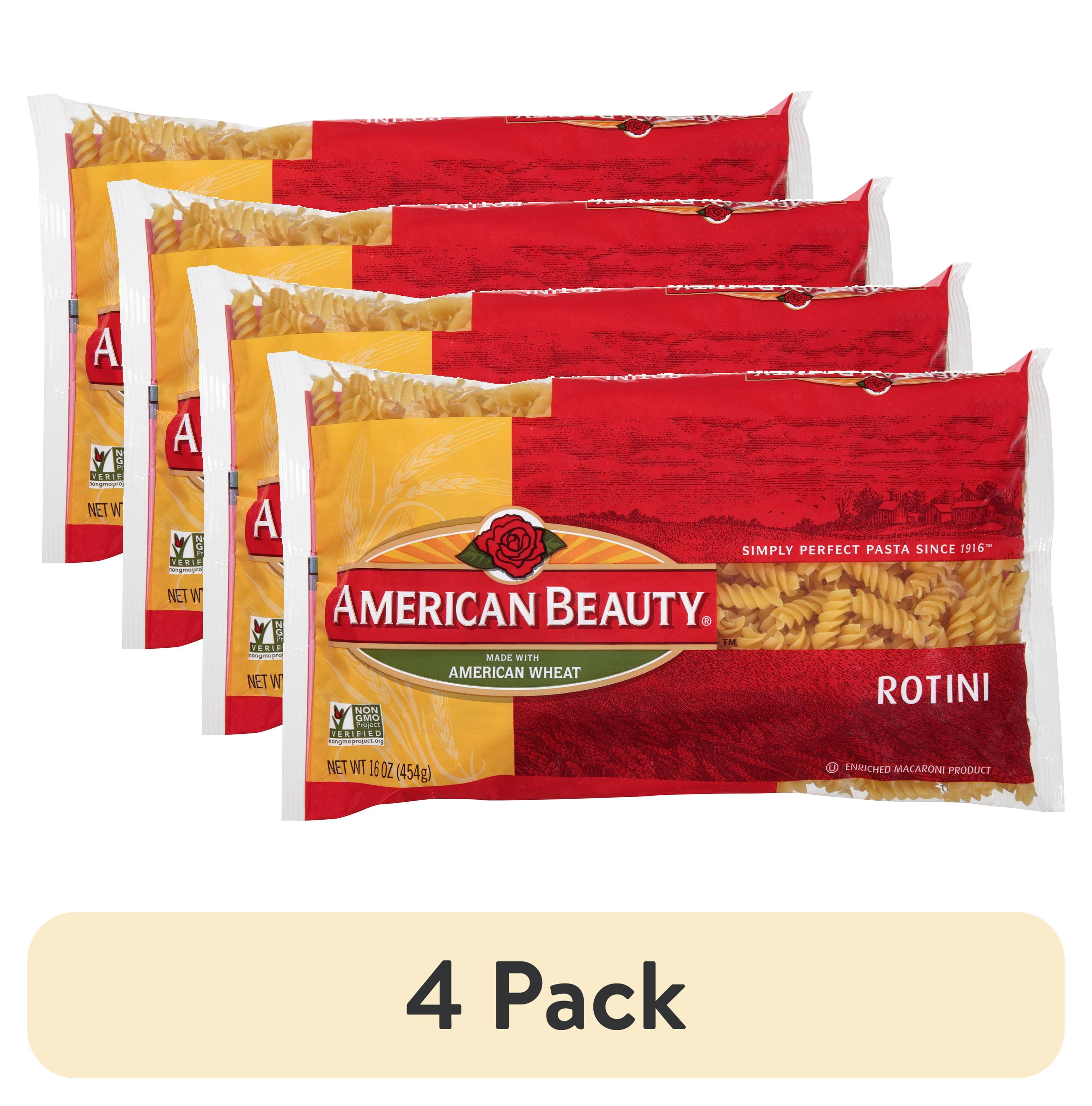 (4 pack) American Beauty 16 oz Rotini Pasta - Walmart.com