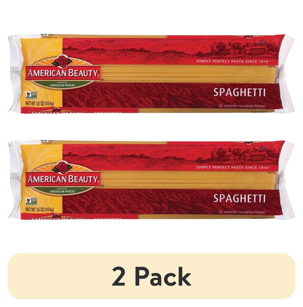 (2 pack) American Beauty 16 oz Spaghetti Pasta - Walmart.com