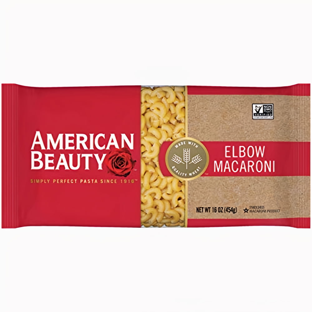 American Beauty Elbow Macaroni Pasta 16-Ounce Bag (Pack of 5) - Walmart.com