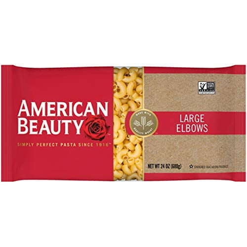 American Beauty Large Elbows Macaroni Pasta, 24 Bag - Walmart.com