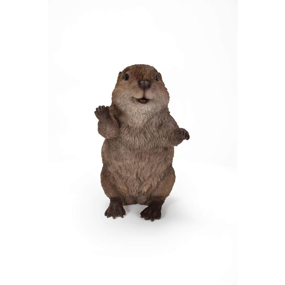American Beaver Cub Standing Garden Statue - Walmart.com