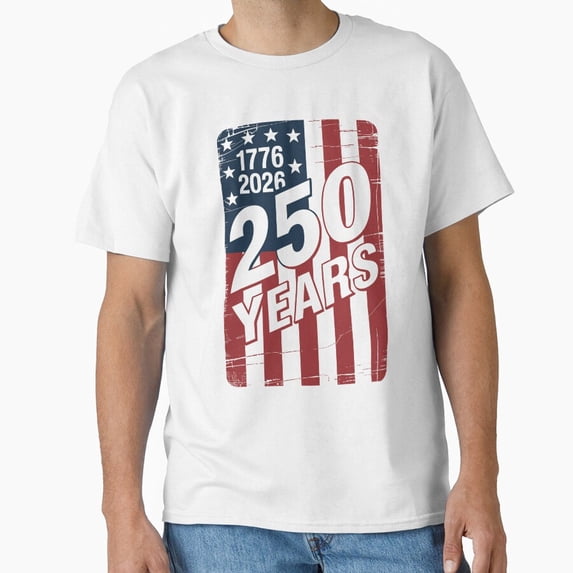 American Bicentennial Celebration Poster Style T-Shirt - Walmart.com