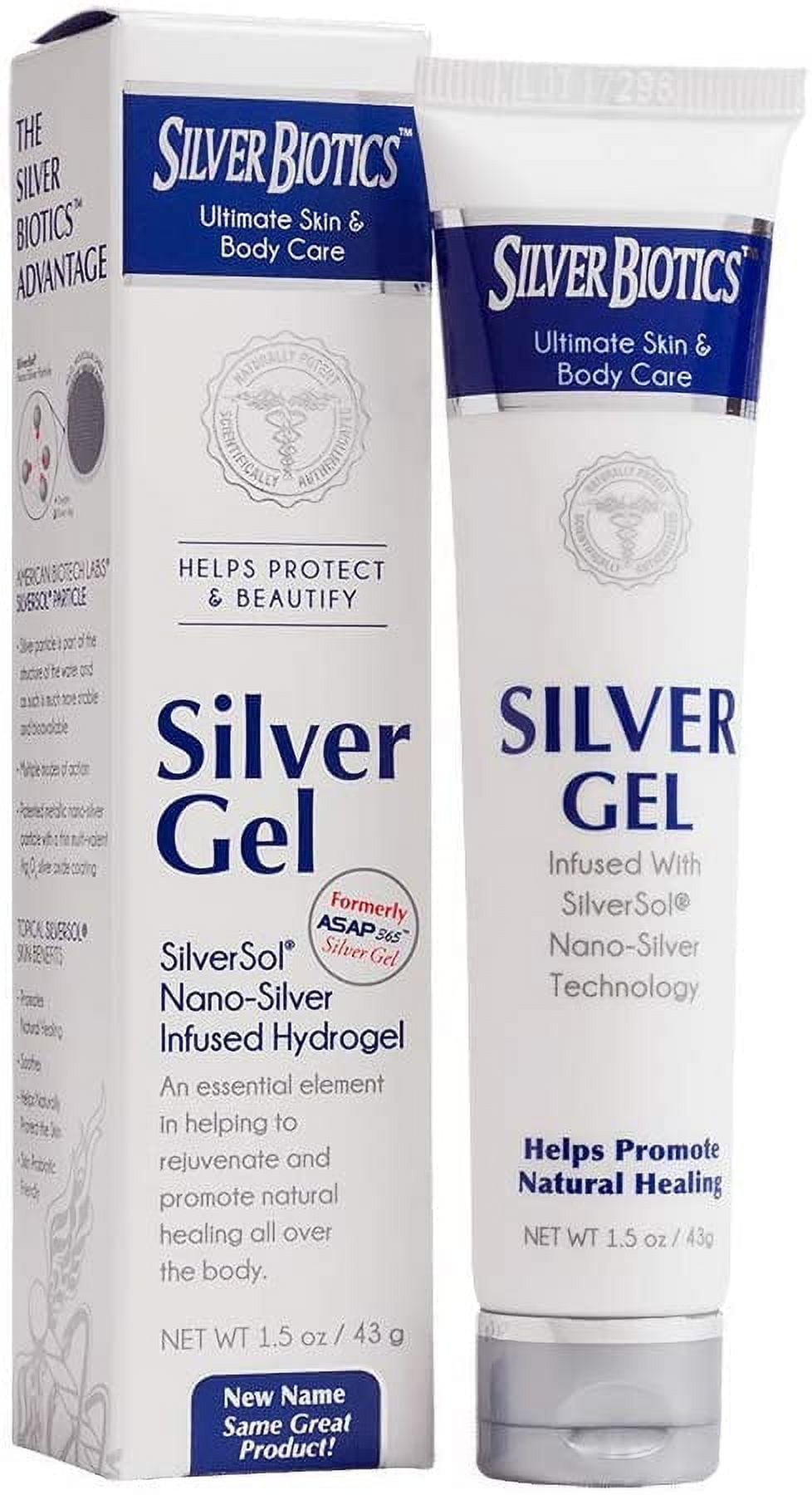 American Biotech Labs Silver Gel -- 1.5 oz (Pack of 1) - Walmart.com