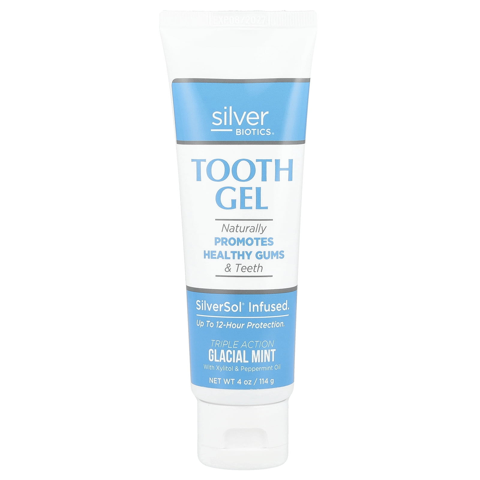 American Biotech Labs Silver Sol Tooth Gel with Xylitol and Peppermint ...