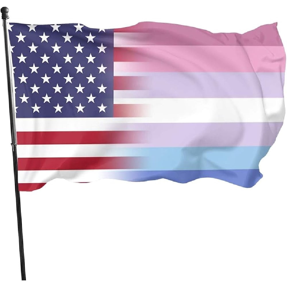 American Bisexual Pride Banner - 3x5 Feet, Indoor/Outdoor Decorative ...