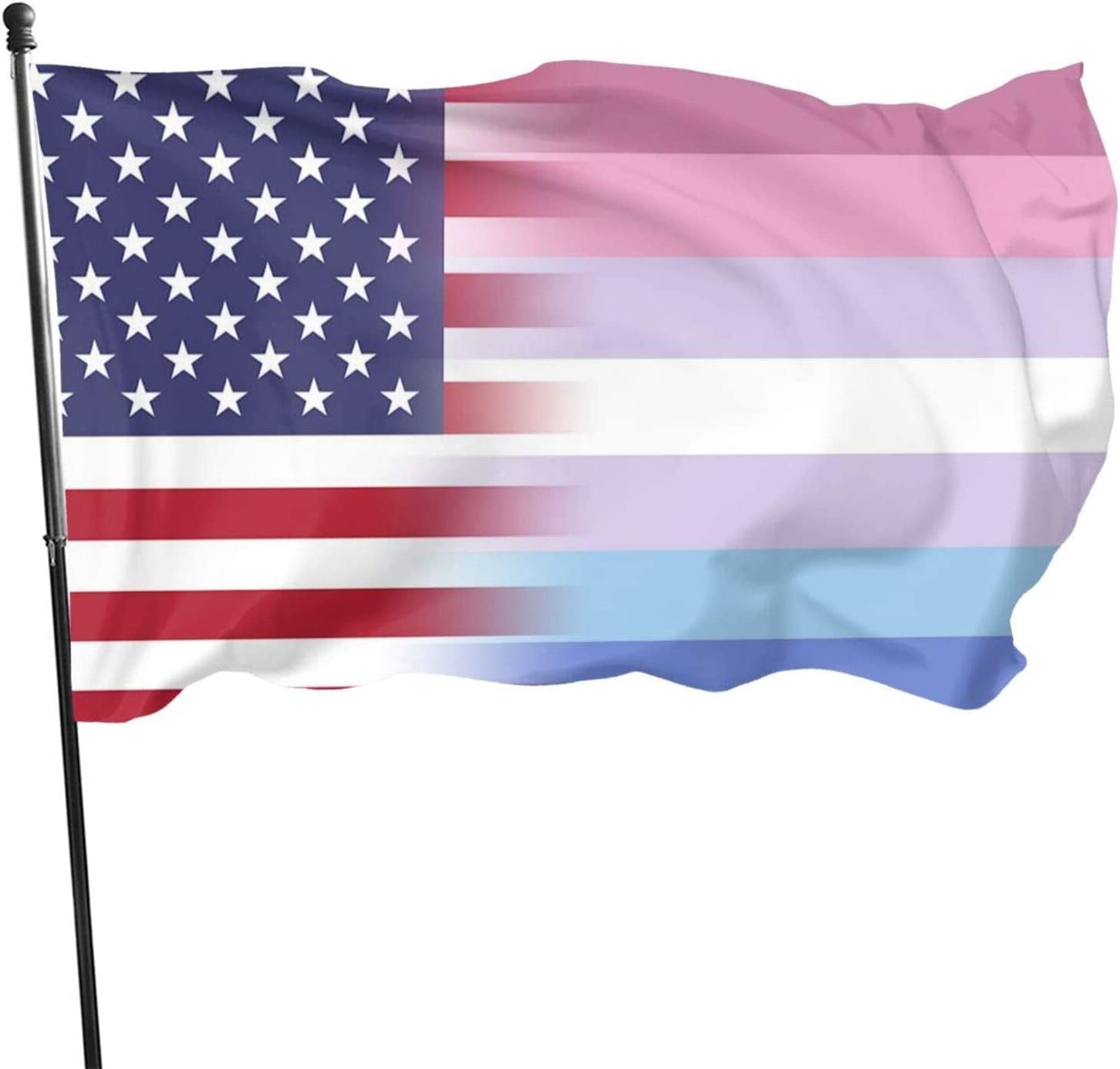 American Bisexual Pride Flag, 3Ply Polyester Heavy Duty Double Sided ...