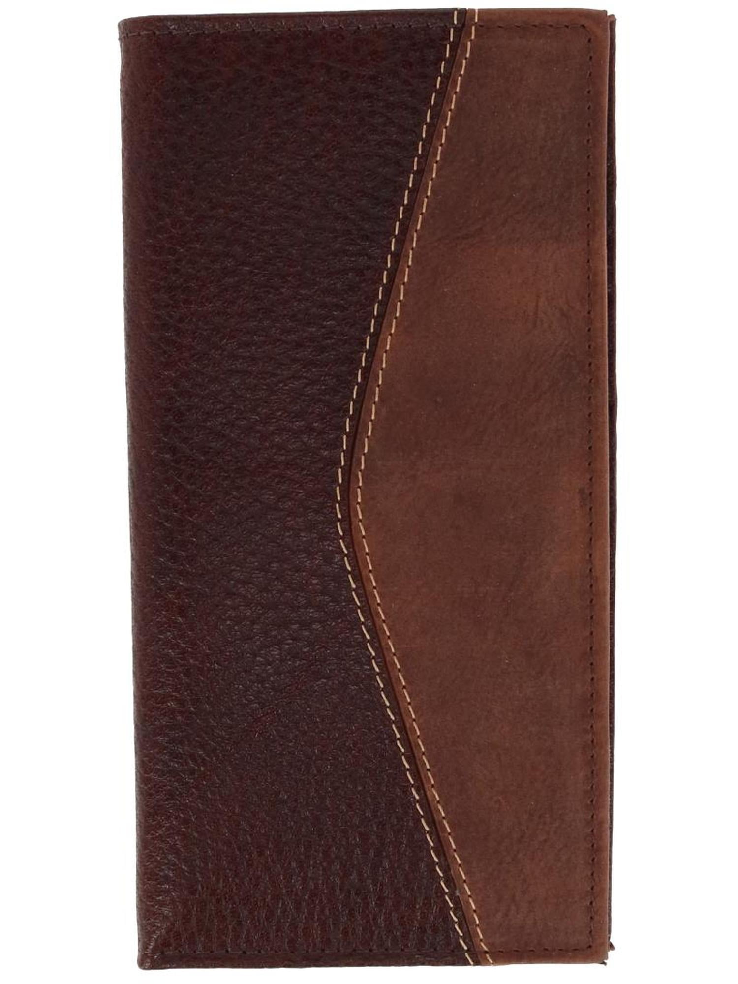 American Bison Bison and Hunter Leather Rodeo Wallet (Men) - Walmart.com