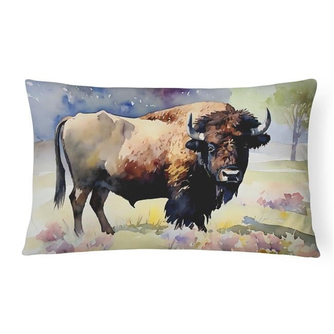American Bison Throw Pillow 12 in x 16 in - Walmart.com