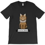 American Bobtail Cat Breed in a Funny Cartoon Art Style Graphic H26743 ...