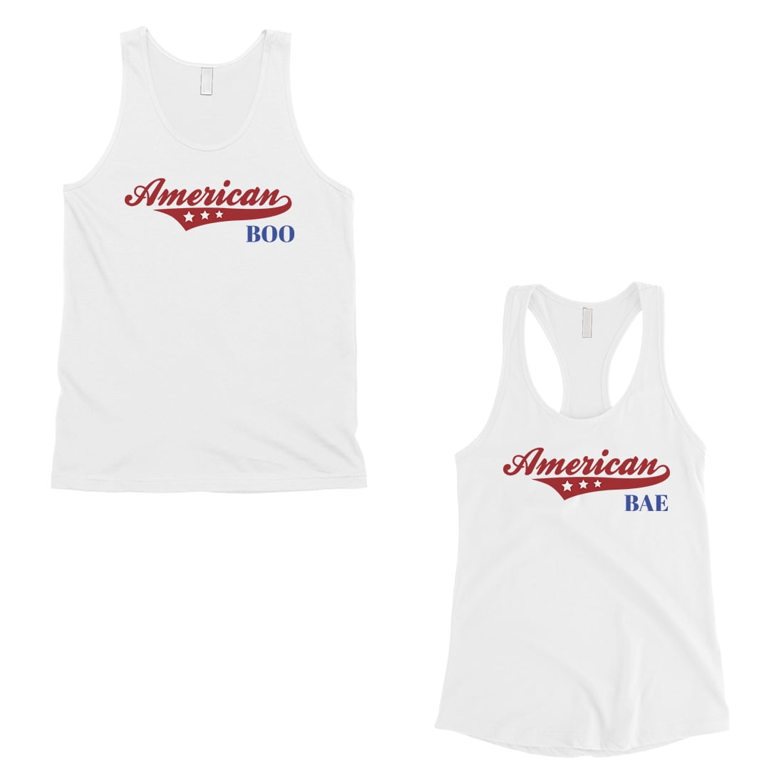 American Boo Bae Matching Couple Tank Tops Anniversary Gift For Bae ...