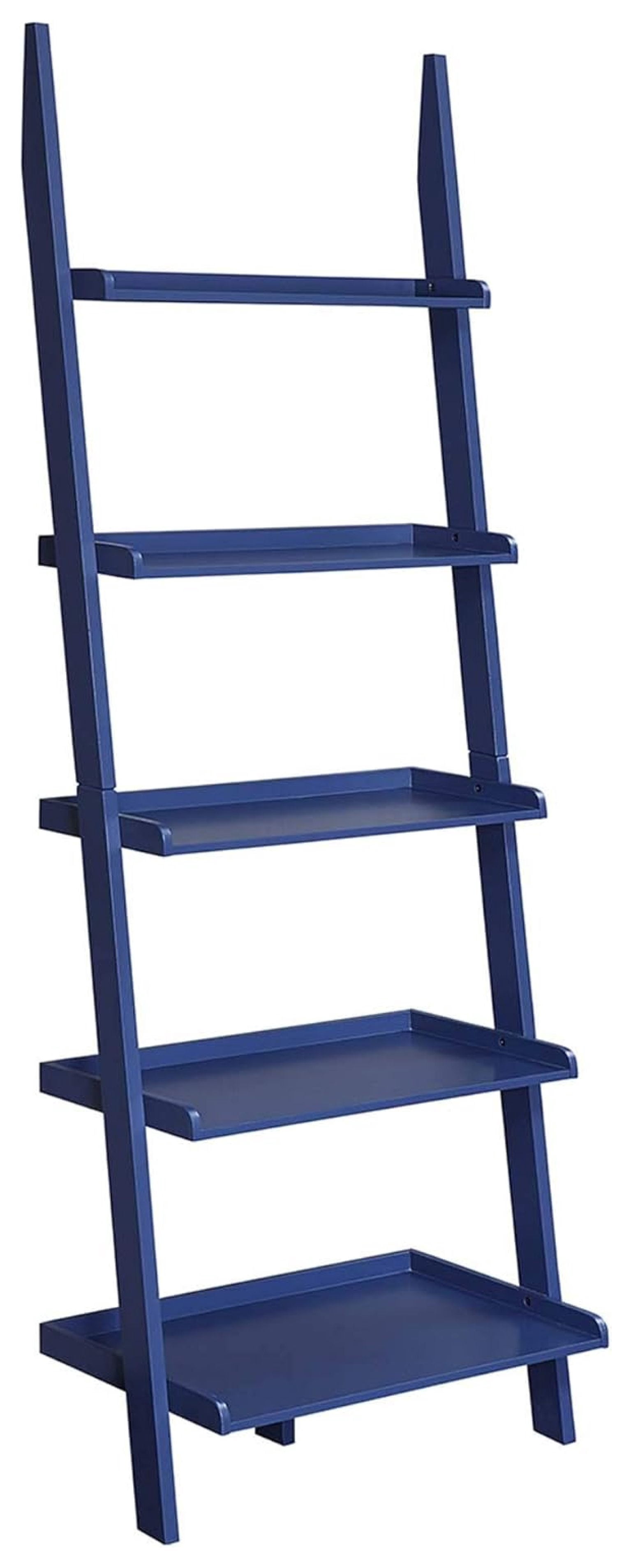 American Bookshelf Ladder, Cobalt Blue - Walmart.com