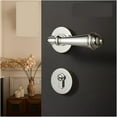 American Bright Silver Door Lock Indoor Bedroom Nordic Bright Silent ...