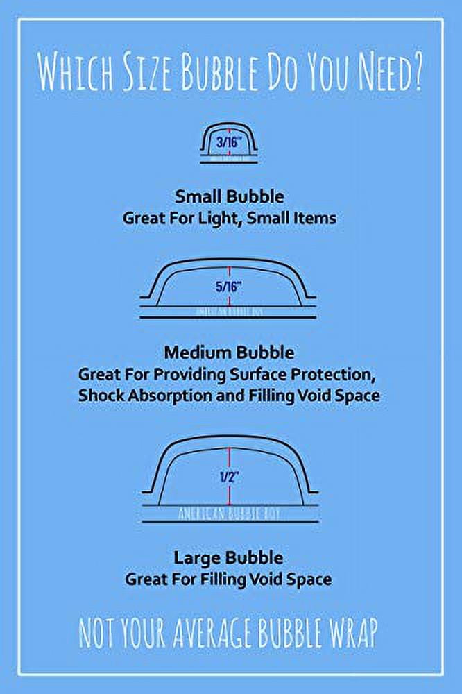 American Bubble Boy Medium Bubble Wrap - 360 Square Feet - Walmart.com