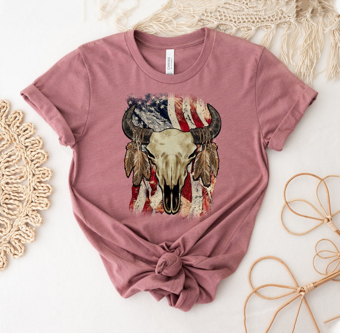 American Buffalo T-shirt, Buffalo Shirt, American Flag Top, Love ...