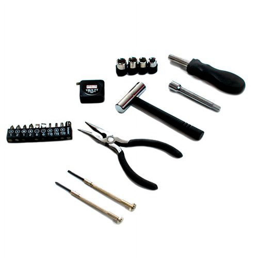 American Builder 23 Piece Home Owner's Portable Flashlight Tool Box Set ...