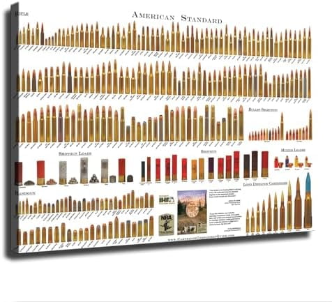 American Bullet Chart Poster Canvas Printing Wall Art Painting for ...