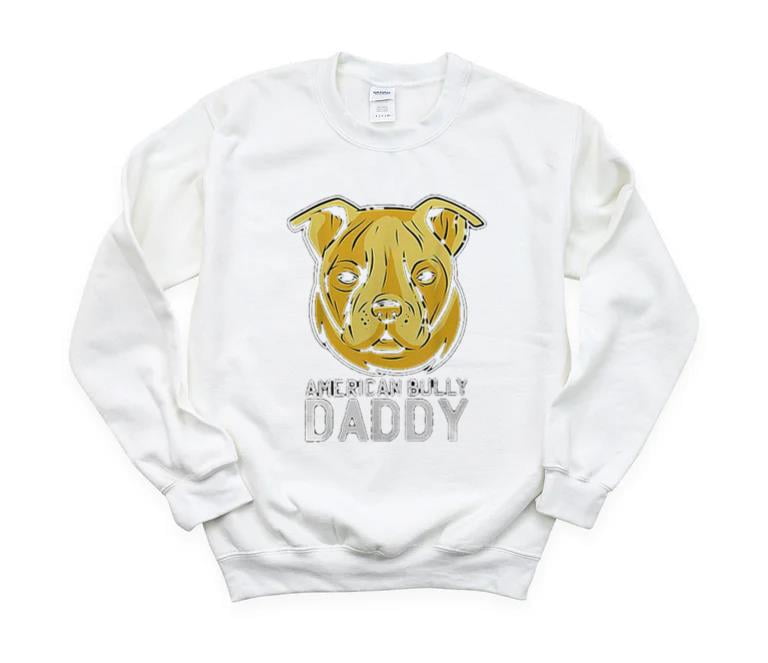 American Bully Daddy Best Dad Ever Father's Day Dog Lover Pet Breed Art ...