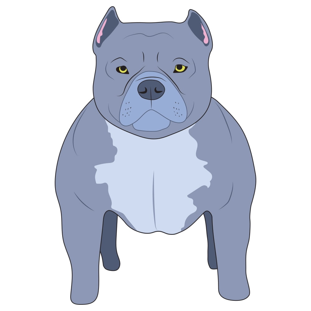 American Bully Decal | Indoor/Outdoor | Dog Lover Super Cute Sticker ...