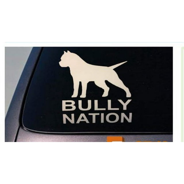 American Bully Nation APBT Sticker Decal pit bull rescue k9 parolees jl ...