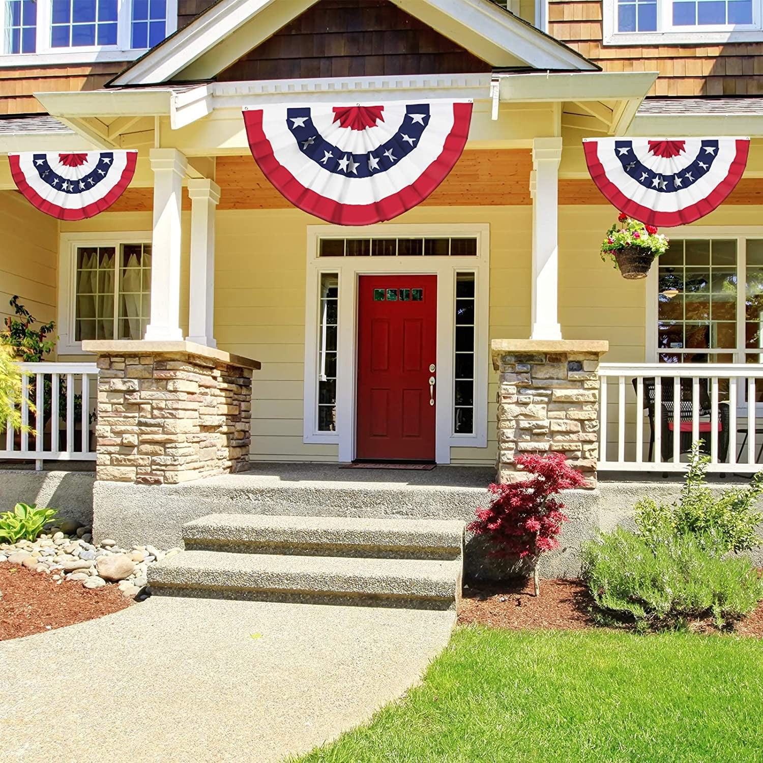 American Bunting Flags - Patriotic Bunting for 4th of July Decorations ...