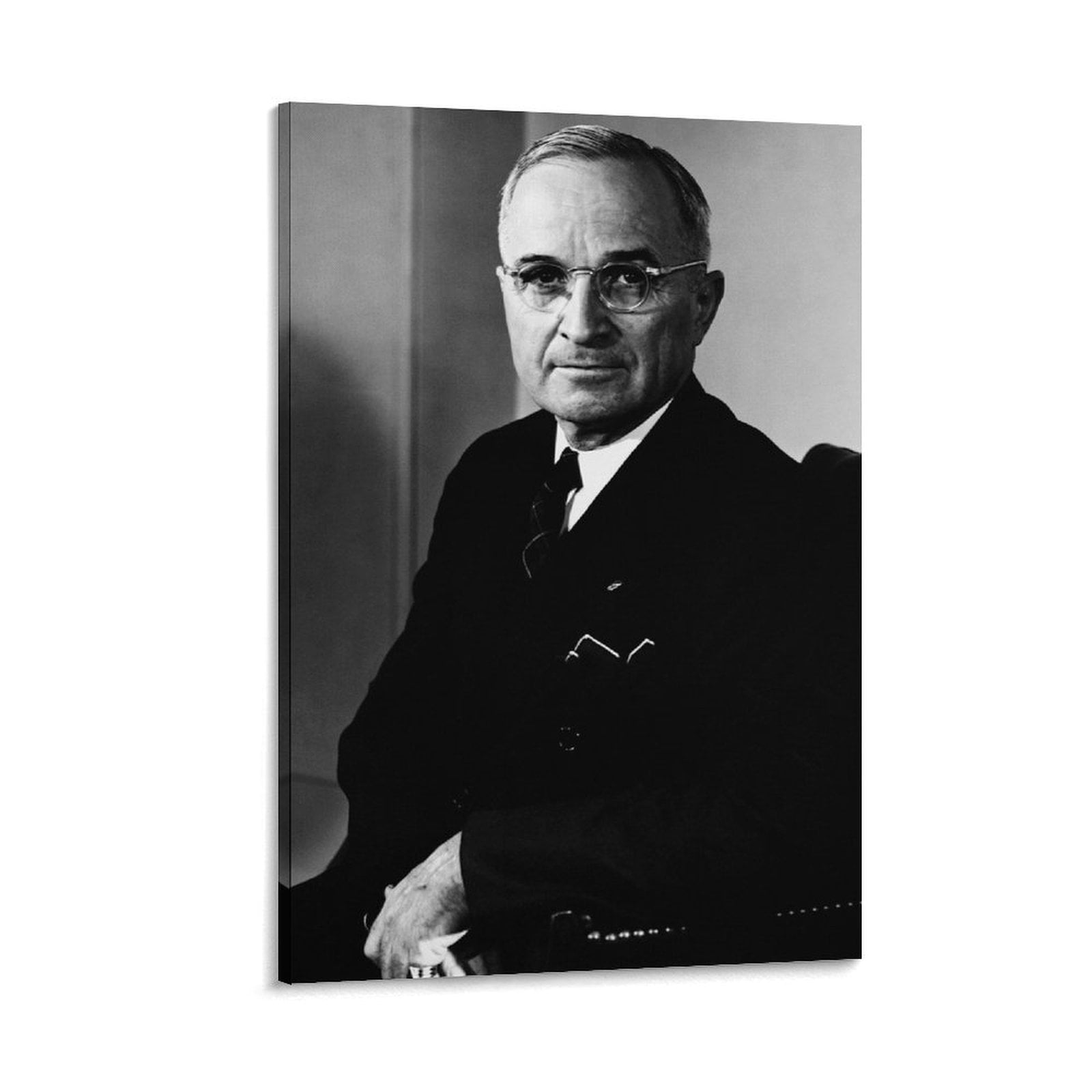 American Businesspeople Harry S. Truman Retro Poster Art Poster Canvas ...