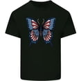 American Butterfly Flag Usa July 4Th Mens Cotton T-Shirt S-5XL Birthday ...
