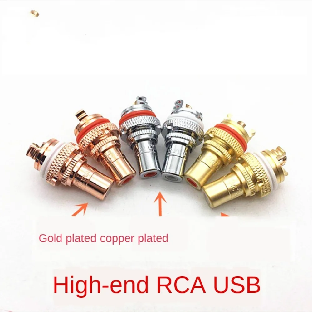 American CMC Fine Copper Gold-Plated RCA USB Audio Amplifier AV Audio ...