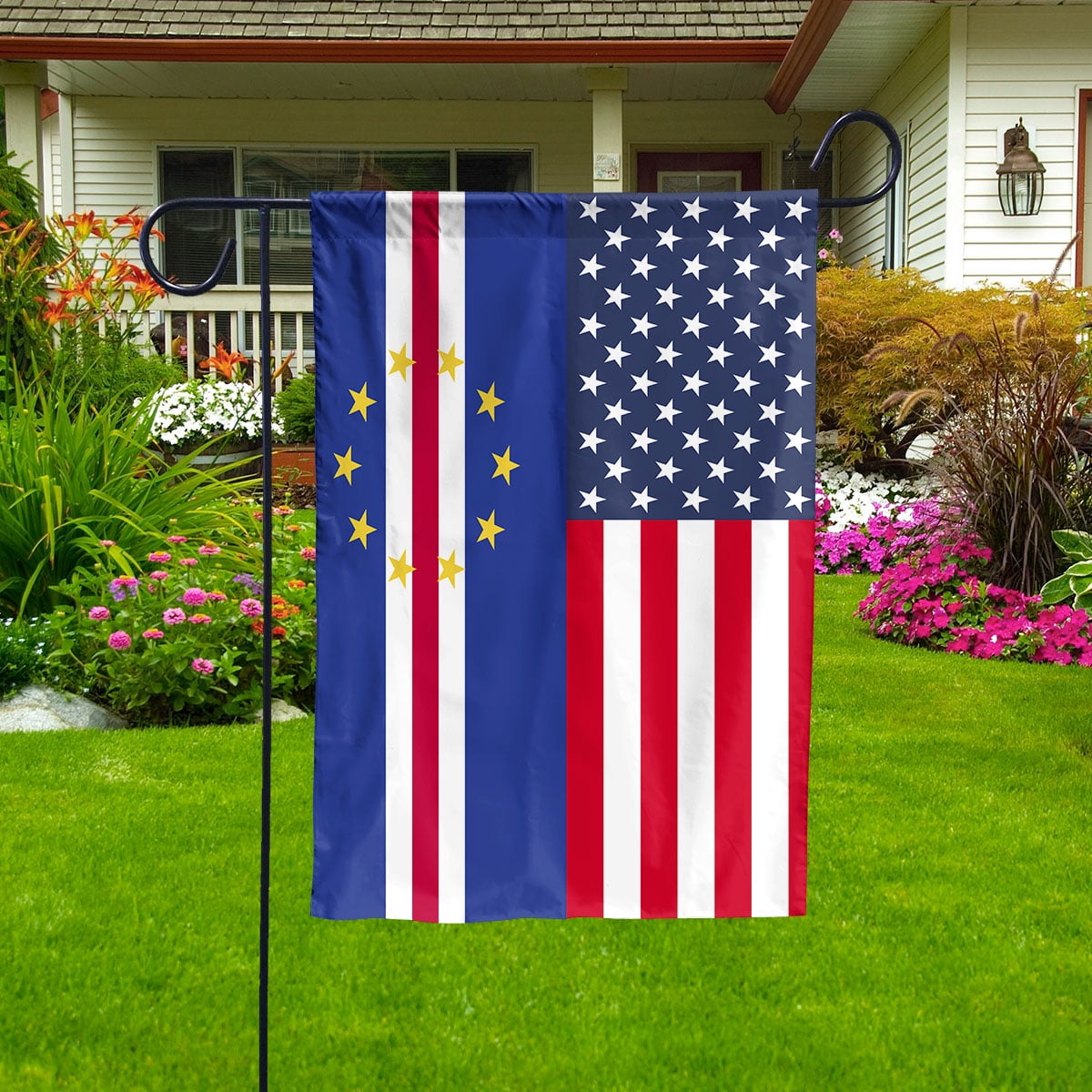 American Cape Verde Flag Cape Verdean Friendship U.S.A Memorial Day ...