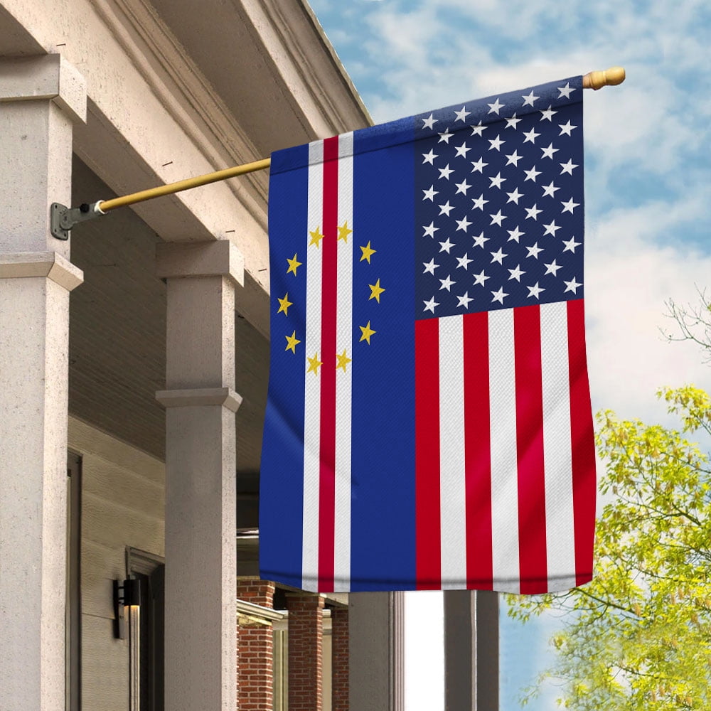 American Cape Verde Flag Cape Verdean Friendship U.S.A Memorial Day ...
