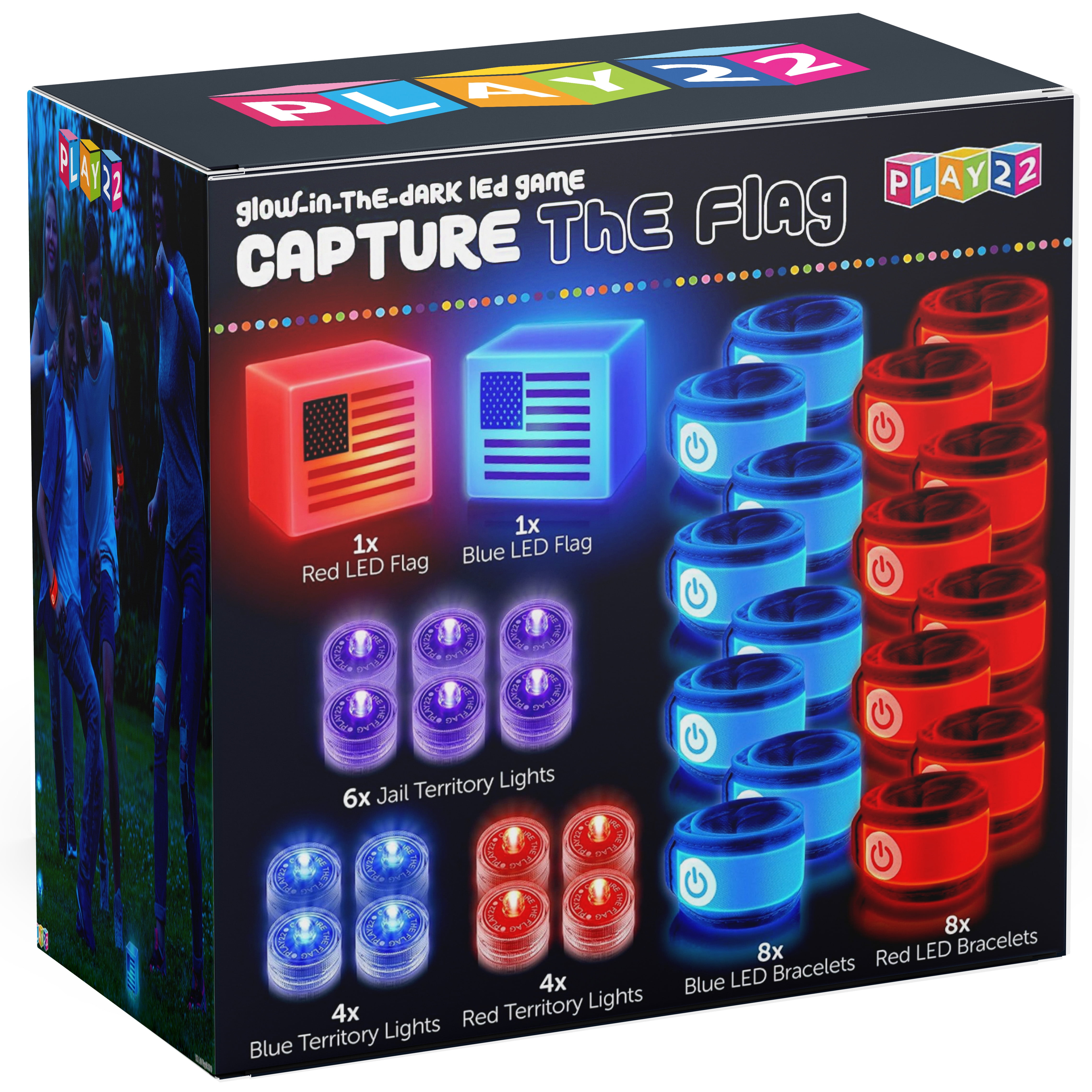 American Capture The Flag Glow in The Dark Game - Capture The Flag Game ...