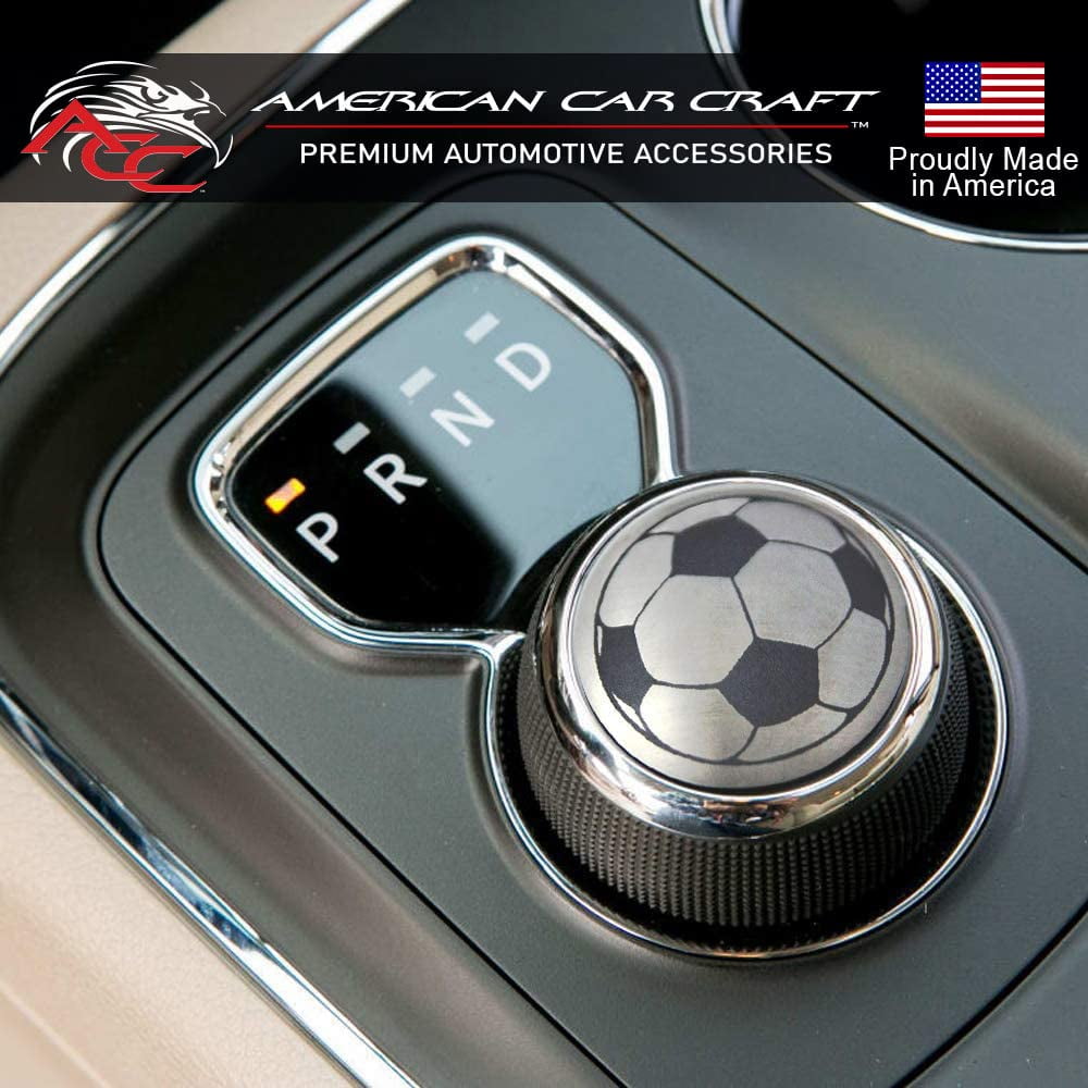 American Car Craft Dial Shifter Trim Plates Brushed Stainless- Fits ...