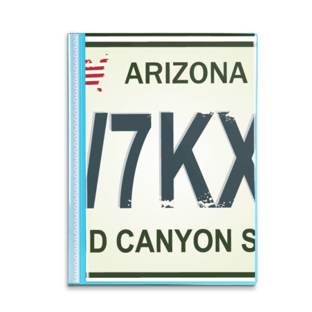 American Car Licence Number Pattern Book Sheet Protectors Portfolio ...