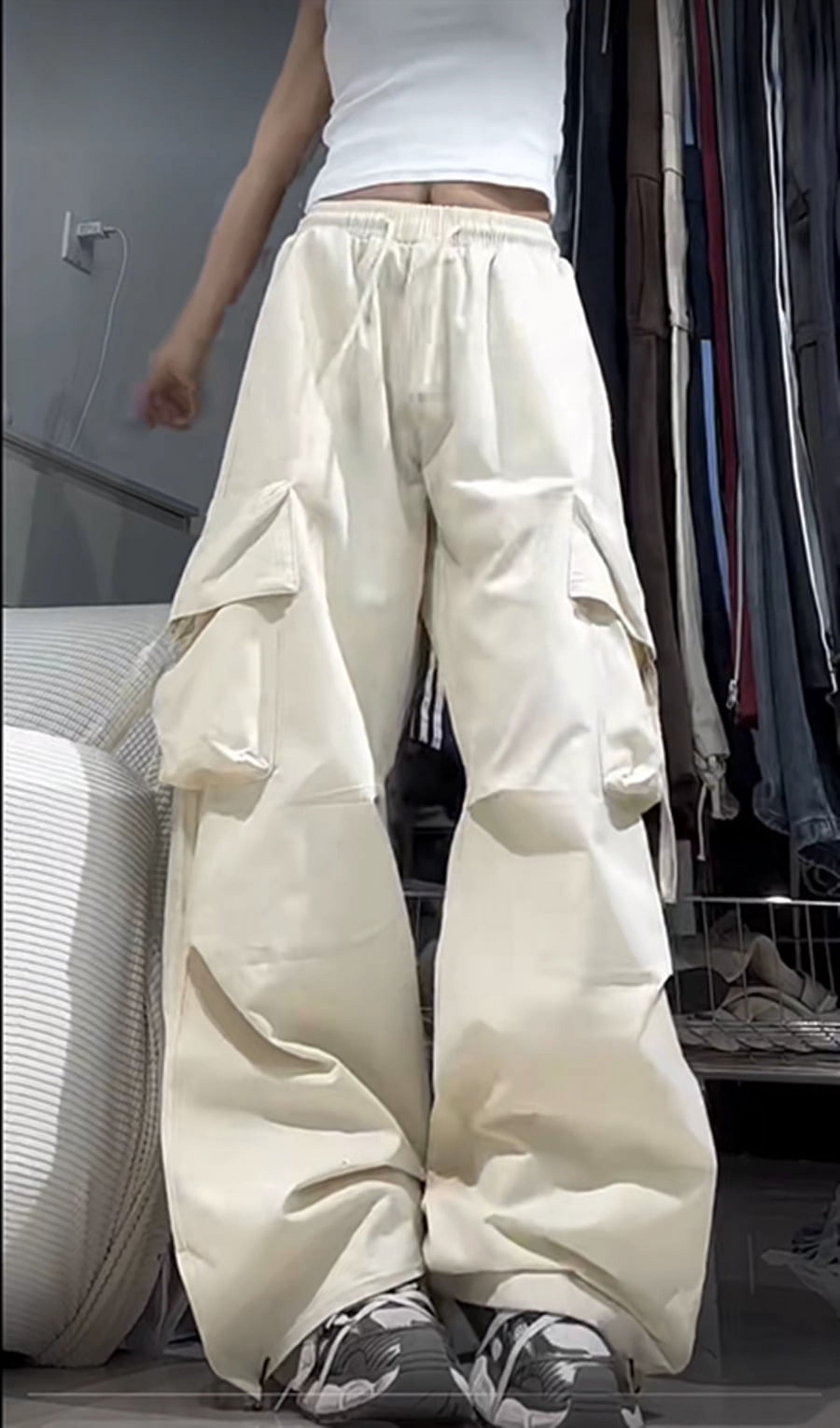 American Casual Pants Women's Summer Straight-tube Hanging Wide-leg ...