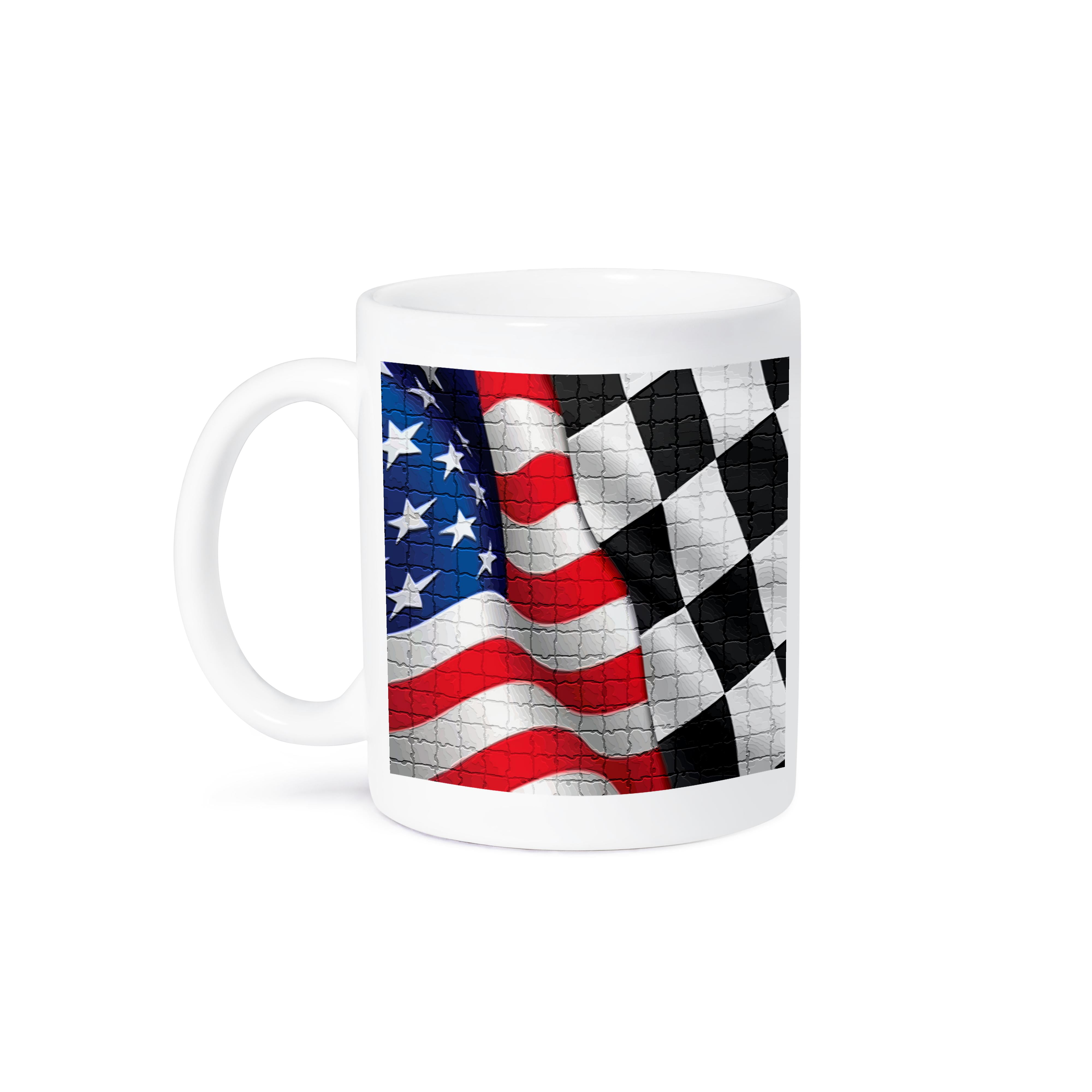 3dRose, American Checker Flag, 15oz Mug - Walmart.com