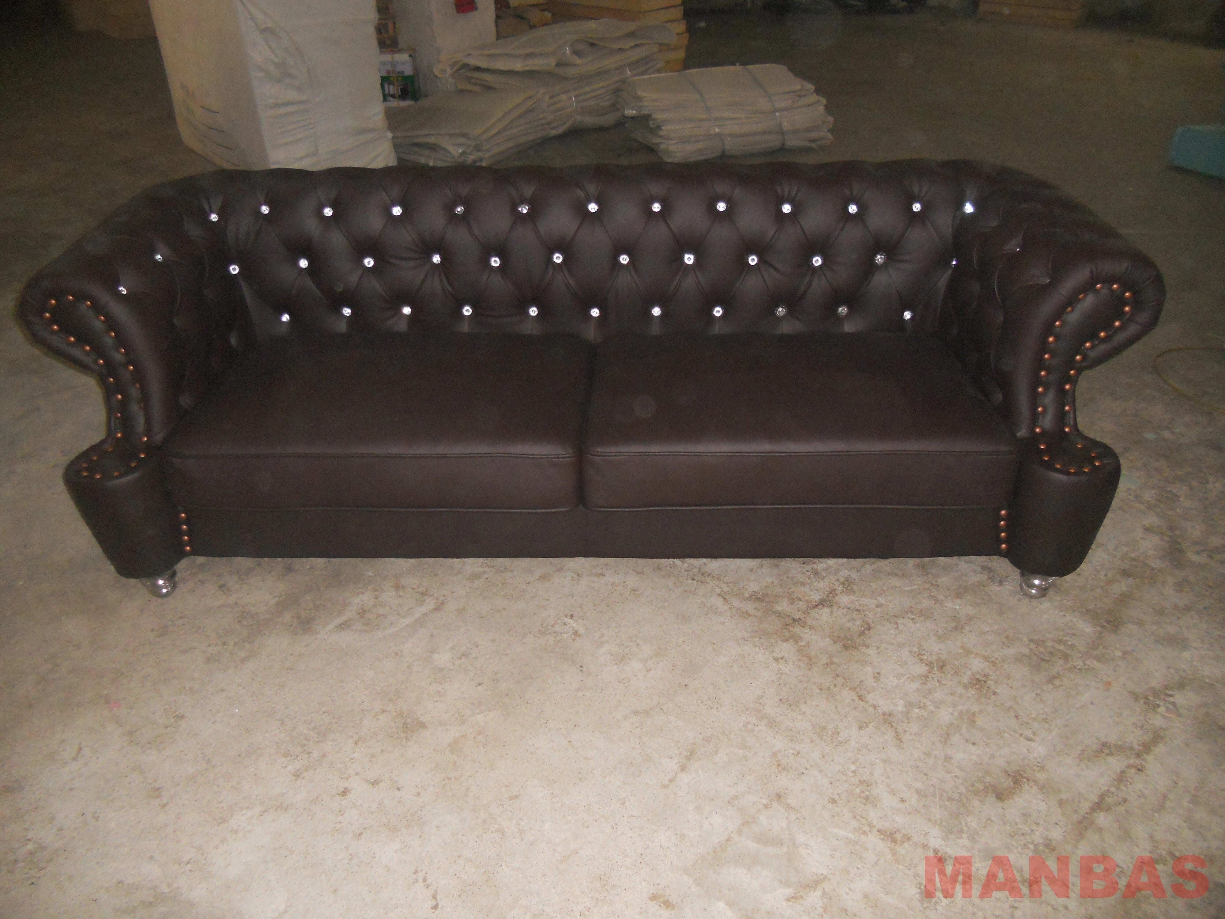 American Chesterfield Sofa Sets Italian Leather Sofas Modernos Para ...