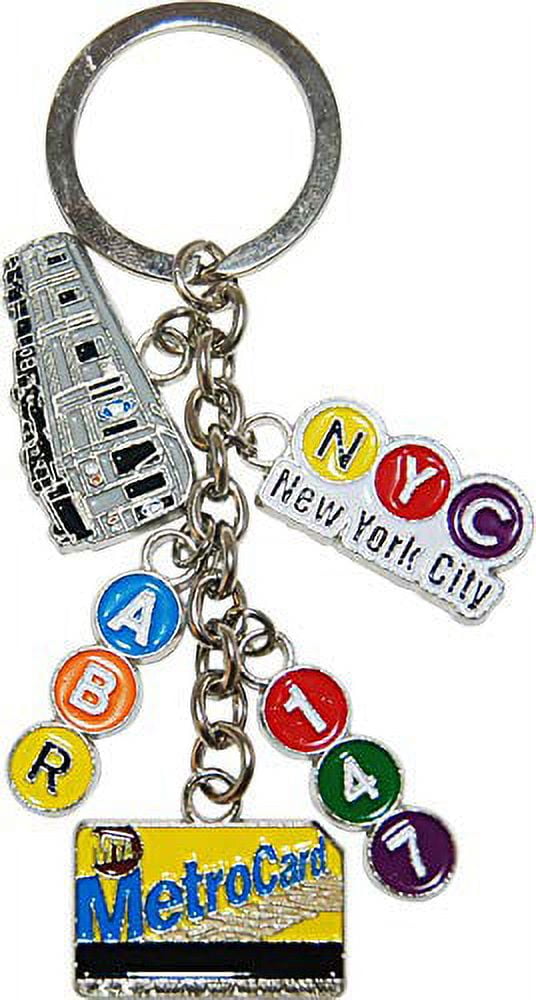 American Cities and States Metal Quality Keychains (MTA) - Walmart.com