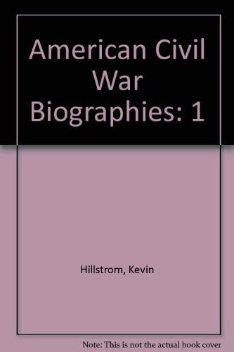 Pre-Owned American Civil War Biographies: 1 Paperback - Walmart.com