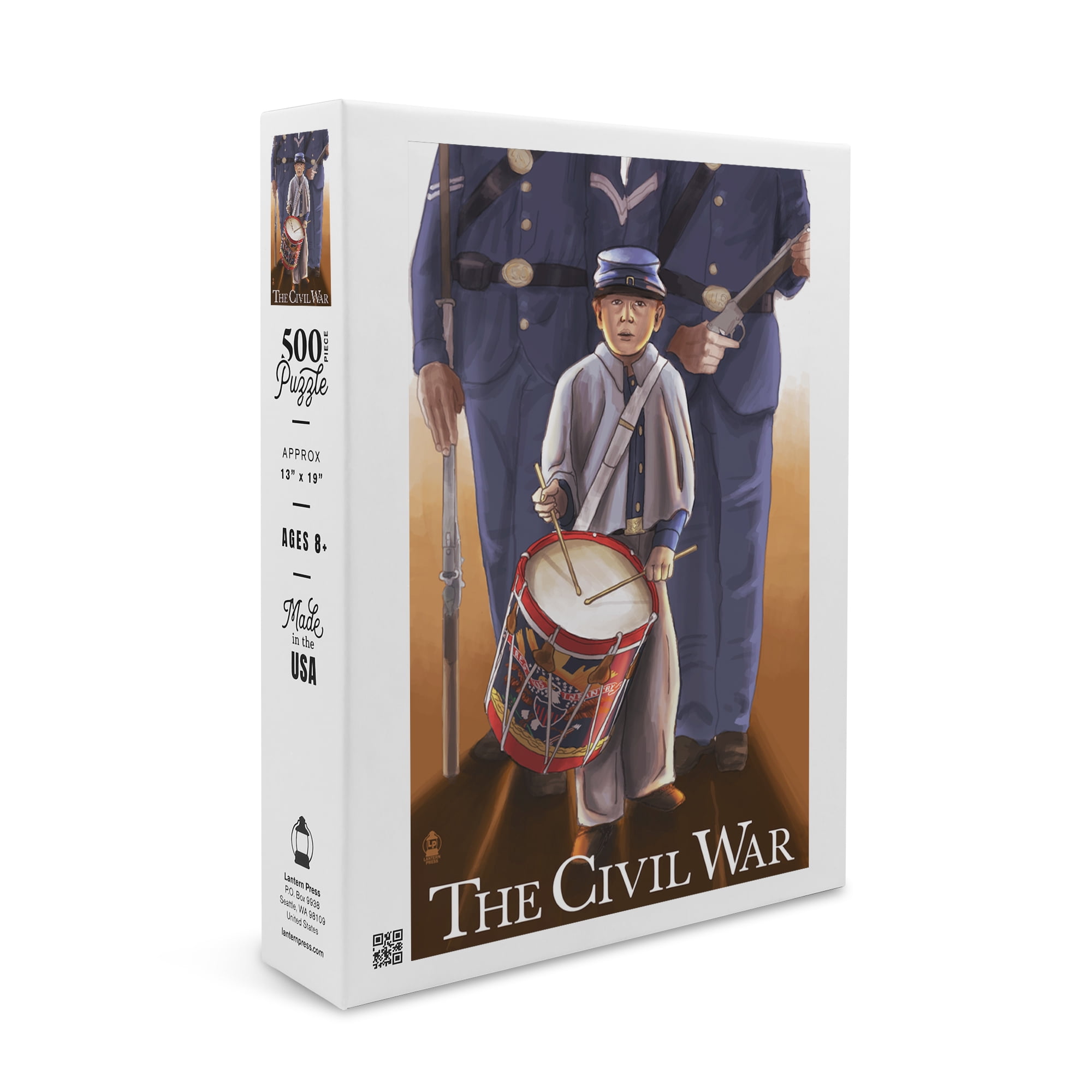 American Civil War, Drummer Boy (19x27 inches, Premium 500 Piece Jigsaw ...