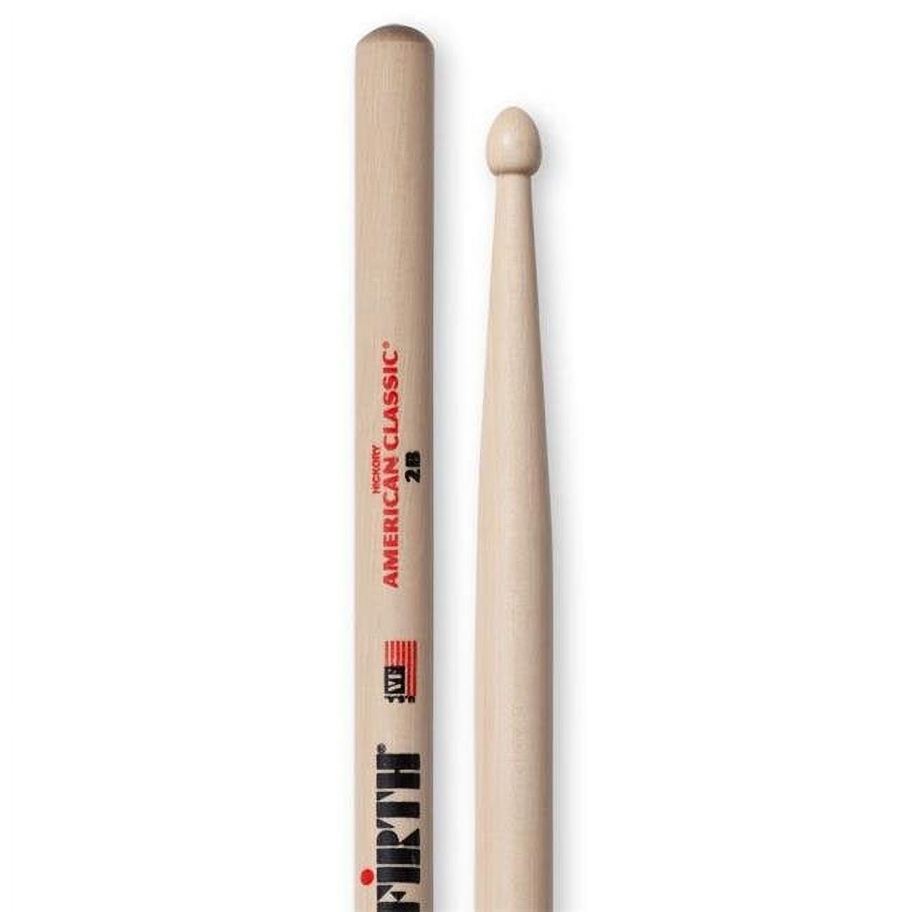 American Classic 2B Wood Tip Drumsticks - Walmart.com
