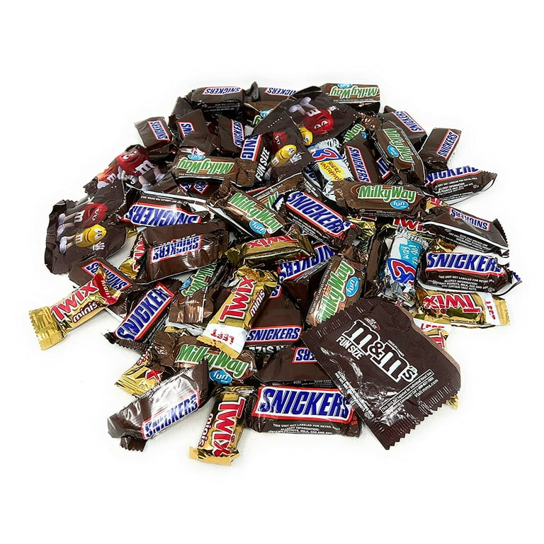 Bulk Assorted Chocolate Candy Bars Minis Individually Wrapped Variety