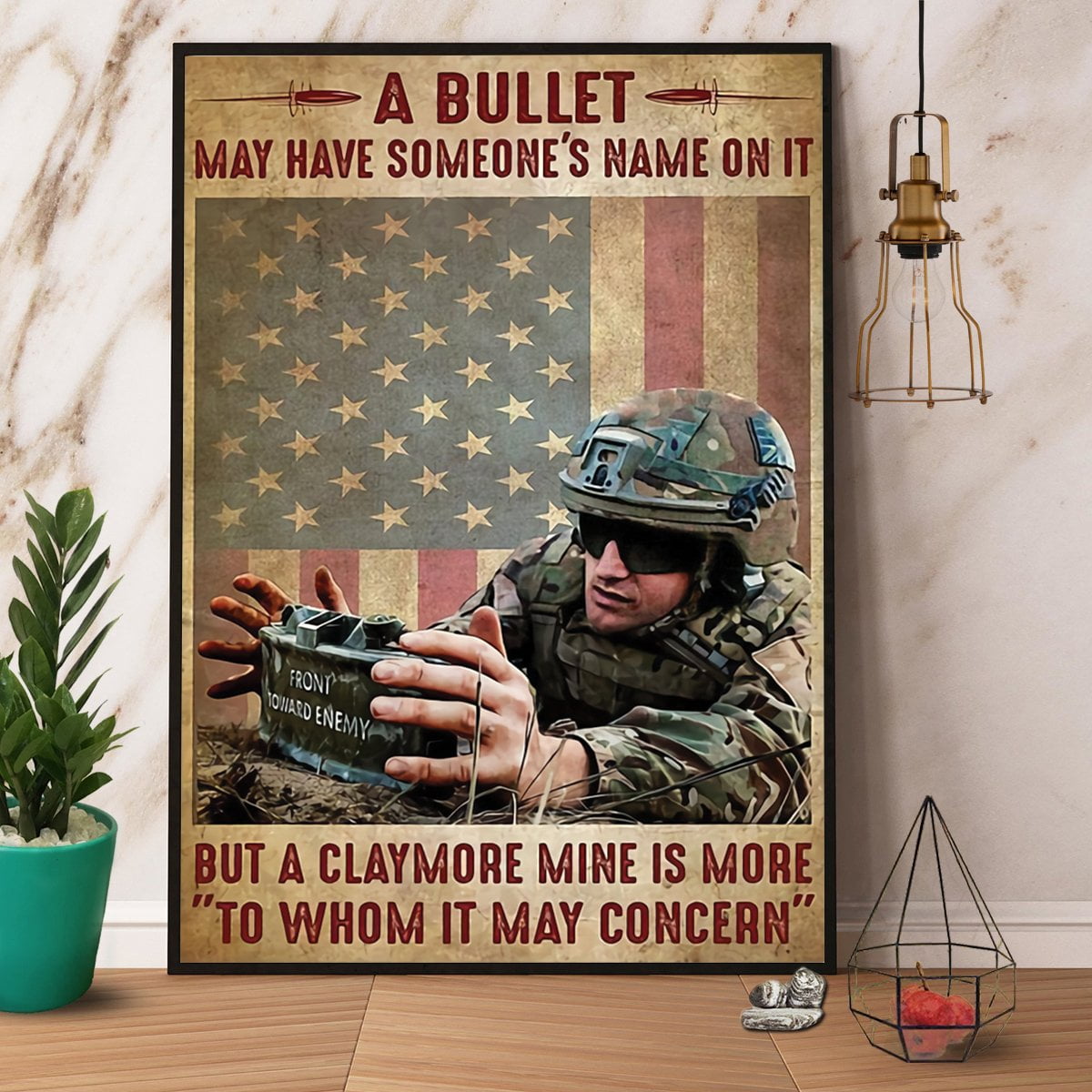 American Claymore Bullet Mine Is More To Whom It May Concern Veteran ...