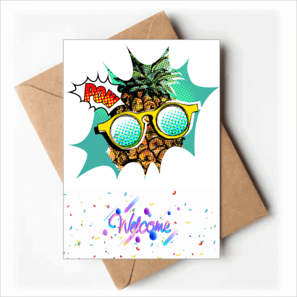 American Coc Style PineFruit Fruit Welcome Back Greeting Cards ...