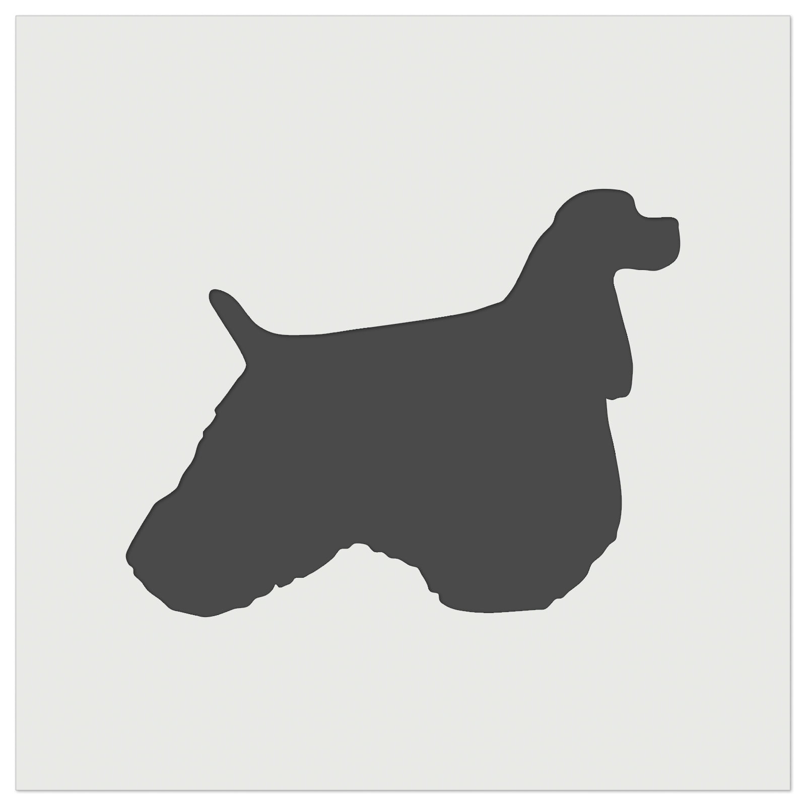 American Cocker Spaniel Dog Solid DIY Cookie Wall Craft Stencil - 5.5 ...