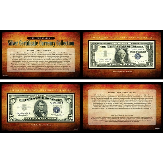 American Coin Treasures - Silver Certificate Currency Collection ...