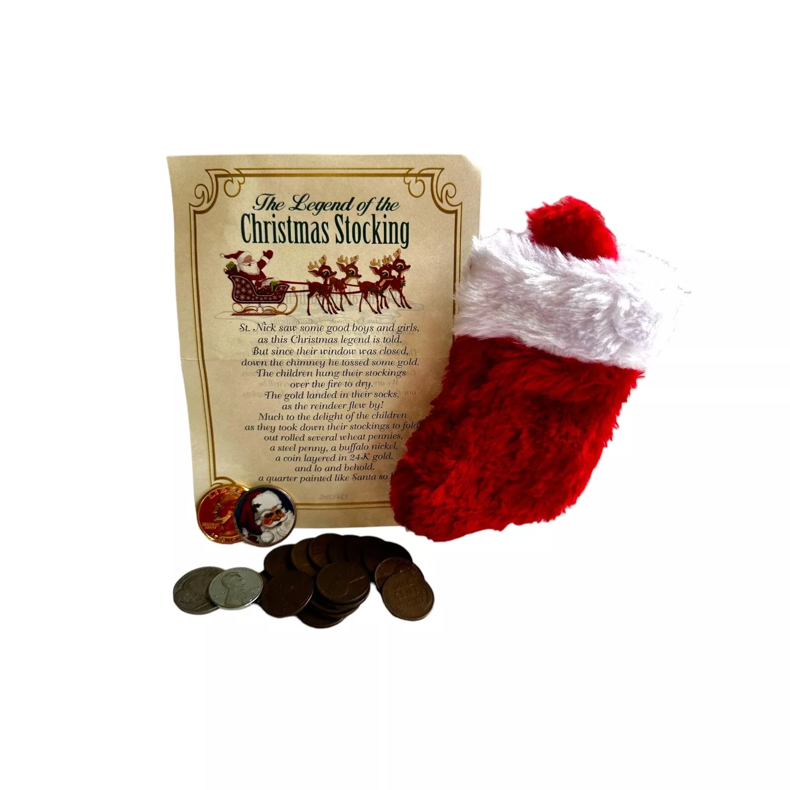 American Coin Treasures The Legend of The Christmas Stocking Gift Set ...