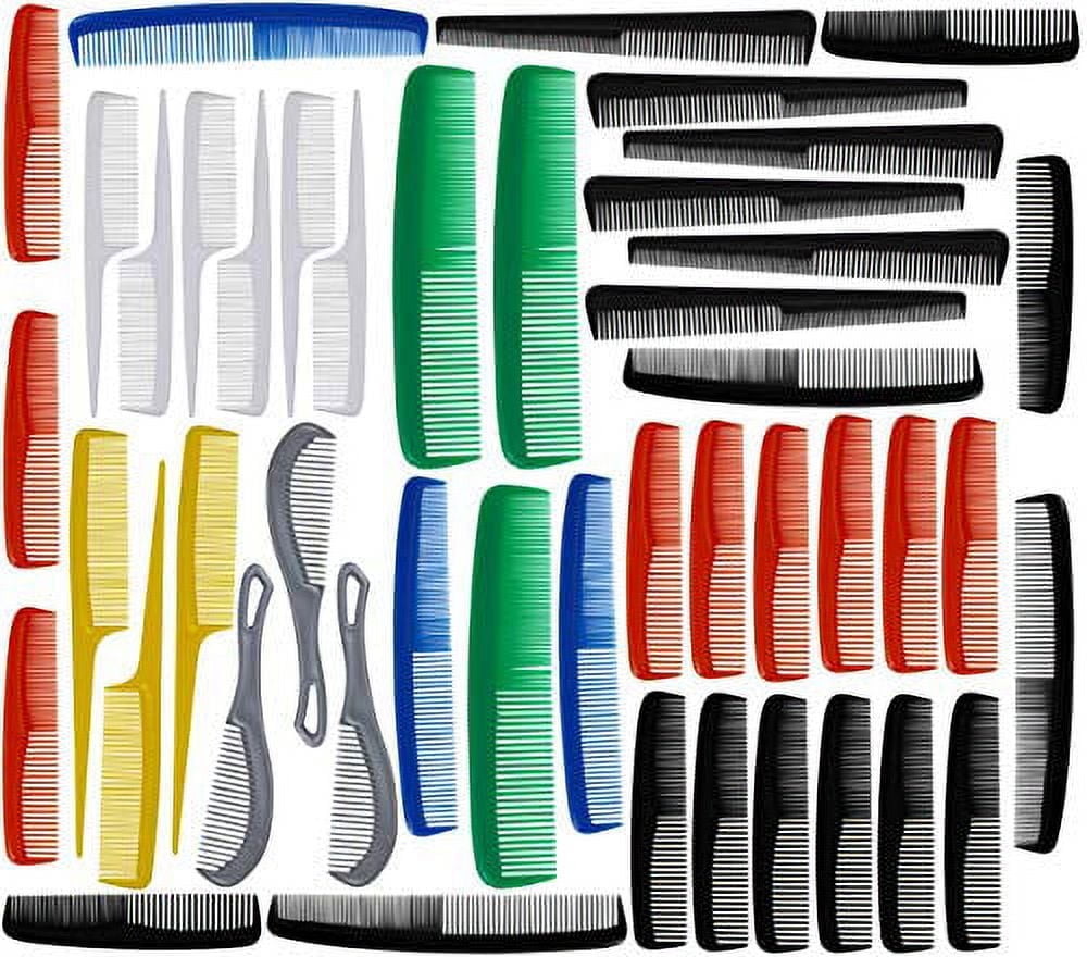American Comb FreeStyle Multi-Size Unbreakable Hair Combs, 45-Piece ...