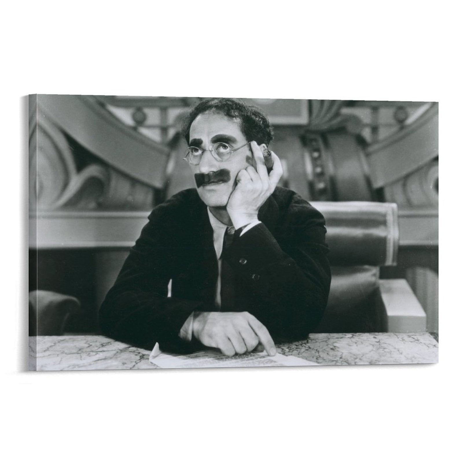 American Comedian Actor Groucho Marx Black And White Celebs Poster Wall ...