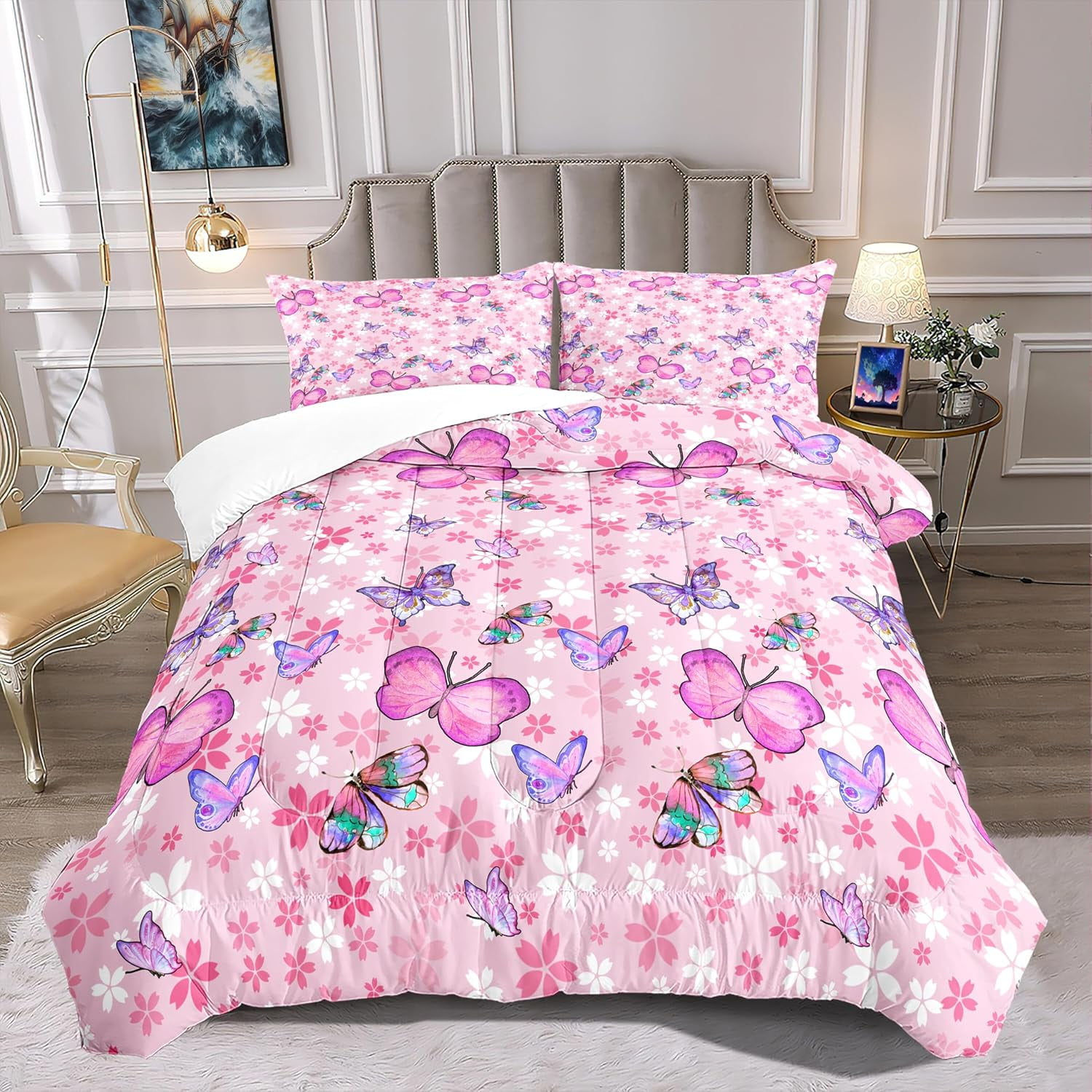 American Comforter Sets for Girls, Twin Comforter Set for Girls, Girls ...